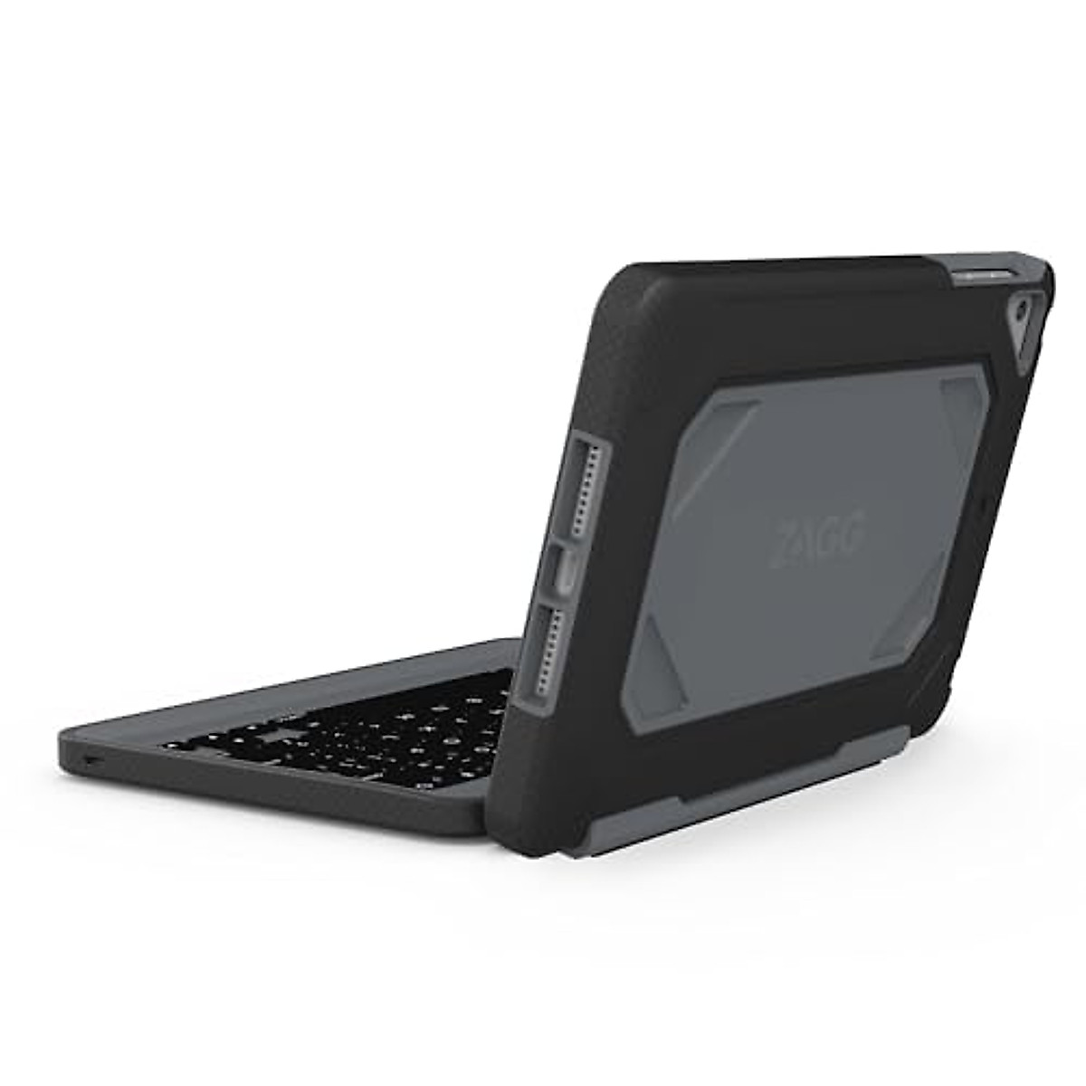 ZAGG Rugged Book - Durable Case and Bluetooth Keyboard for Apple iPad Mini 5 (7.9") - Charcoal
