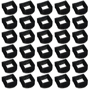 Soaoo 30 Pack Cat Water Fountain Filter 2.95 x 2.56 x 1.18 Inch Pet Fountain Replacement Foam Filters Cat Filters for Water Fountain Fits Multiple Ceramic and Stainless Steel Pet Fountain Dispenser
