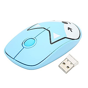 Pomya Wireless Gaming Mouse,Portable Office Mouse Computer Mouse, Smart Sleep Modes 2.4GHz Ergonomic Cherry Roller USB Mouse for Girl Gaming Mouse