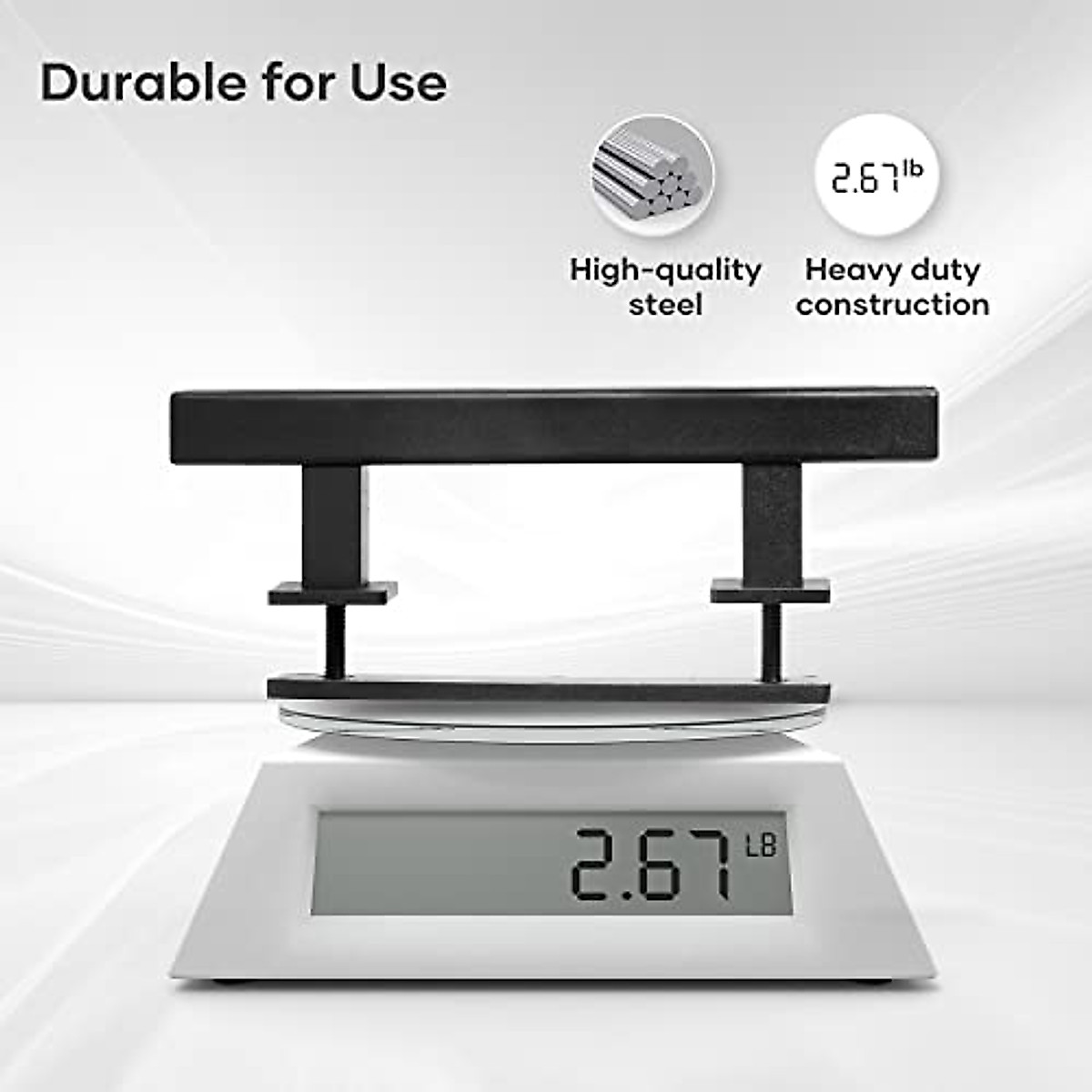 EaseLife 10" Sliding Barn Door Pull Handle with Flush Hardware Set,Double Sided,Heavy Duty,Square,Matte Black Powder Coated Finish,Easy Install