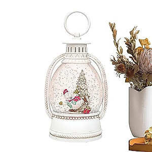 Snow Scene Lamp - Christmas Lanterns Snow Globes,Built-in Light-up Design Christmas Lanterns, Snowman Christmas Decorations for Children Gifts Buogint
