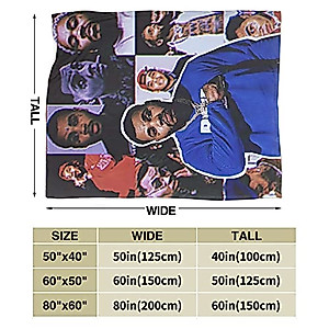 Blanket Flannel Fleece Novelty Throw Blanket All Seasons Lightweight Air Conditioner Cozy Blanket for Living Room/Bedroom/Sofa/Chair 50"x40"