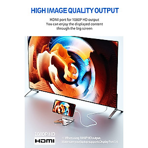 Mixfly [Apple MFi Certified] Lightning to HDMI Adapter Digital AV, for iPad iPhone to HDMI Adapter 1080P with iPad, Sync Screen Connector Directly Connect on HDTV/Monitor/Projector - (1.5 m)