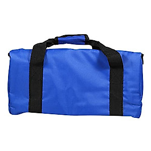 INOOMP Insulated Bag Collapsible Basket Coffee Cooler Outdoor Basket Food Delivery Backpack Beverage Delivery Carrier Insulated Shopping Bags Lunch Insulated Bag Food Delivery Bag Blue
