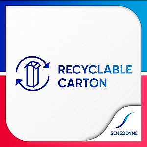 Sensodyne Sensitivity & Gum Whitening Toothpaste, Toothpaste for Sensitive Teeth & Gum Problems, 3.4 Ounces (Pack of 3)