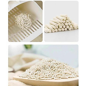 FEELING BEST Tofu Cat Litter 11.2LB(5.6lb×2bag) Clumping, 100% Food Grade Raw Materials, Clumping,Flushable,Ultra Absorbent and Fast Drying,Solubility in Water,Really Dust-Free,Less Scattering