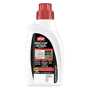 Ortho BugClear Insect Killer for Lawns & Landscapes Concentrate - Kills Periodical Cicadas, Mosquitoes, Ants, Spiders, Fleas, Ticks & More, Outdoor Bug Spray with Long Lasting Control, 32 oz.