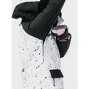 Burton Women's Standard Lalik 2L Jacket, Stout White Spatter/True Black, Small