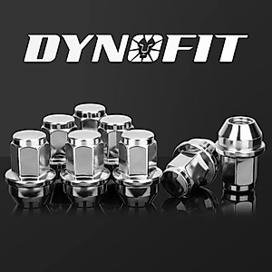 dynofit 24pcs 14x1.5 OEM/Stock Lug Nuts for 2015-2019 Expedition/F-150, M14-1.5 One-Piece Design Factory Chrome Wheel Lugnuts for Lincoln 2016-2018 MKX, 21mm Hex Anti-Rusting Updated