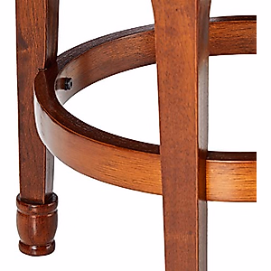 Christopher Knight Home Waldo Reconstituted Leather Counter Stools, 2-Pcs Set, Chocolate Brown