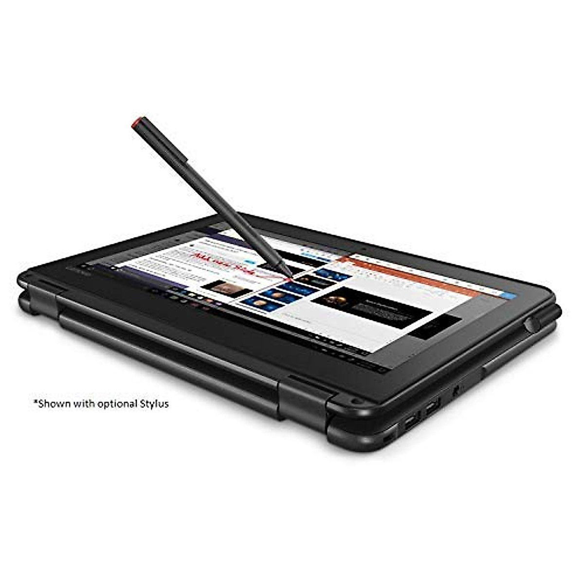 Lenovo wt-81FY000SUS 300e Winbook Touchscreen LCD 2 in 1 Notebook, Windows 10 Pro, Intel Celeron N3450, 1.1 GHz, 64 GB, 11.6 (Renewed)