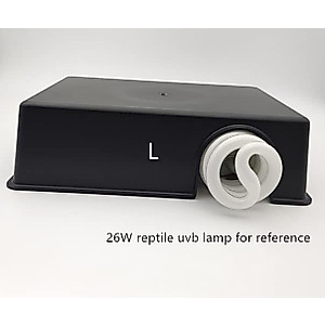 SDZGQPET Amypet Different Size Reptile Use Hide Cave for Snakes,Reptiles, Ball Pythons Durable Material Easy to Clean 10.2 x7.48 x 2.75inch (L)