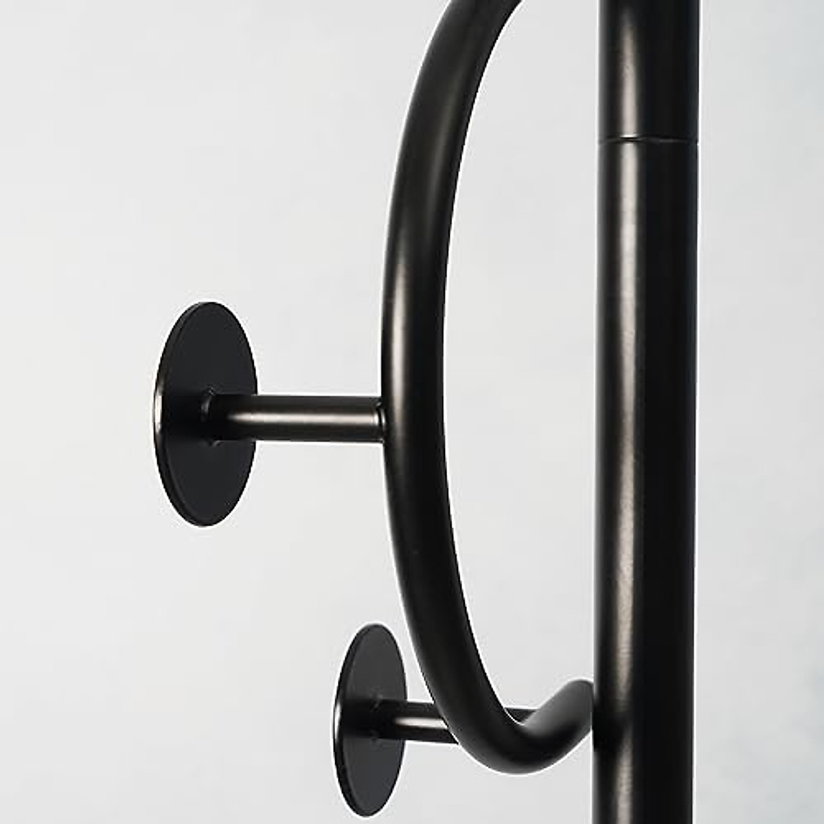 Coat Rack - Coat Racks Free Standing-Metal Standing Coat Rack with Slate Base, 8 Hooks,Perfect for Hanging Jackets, Bags, Umbrellas etc. an Ideal Coat Tree for Entryways, Living Rooms, and Bed Rooms