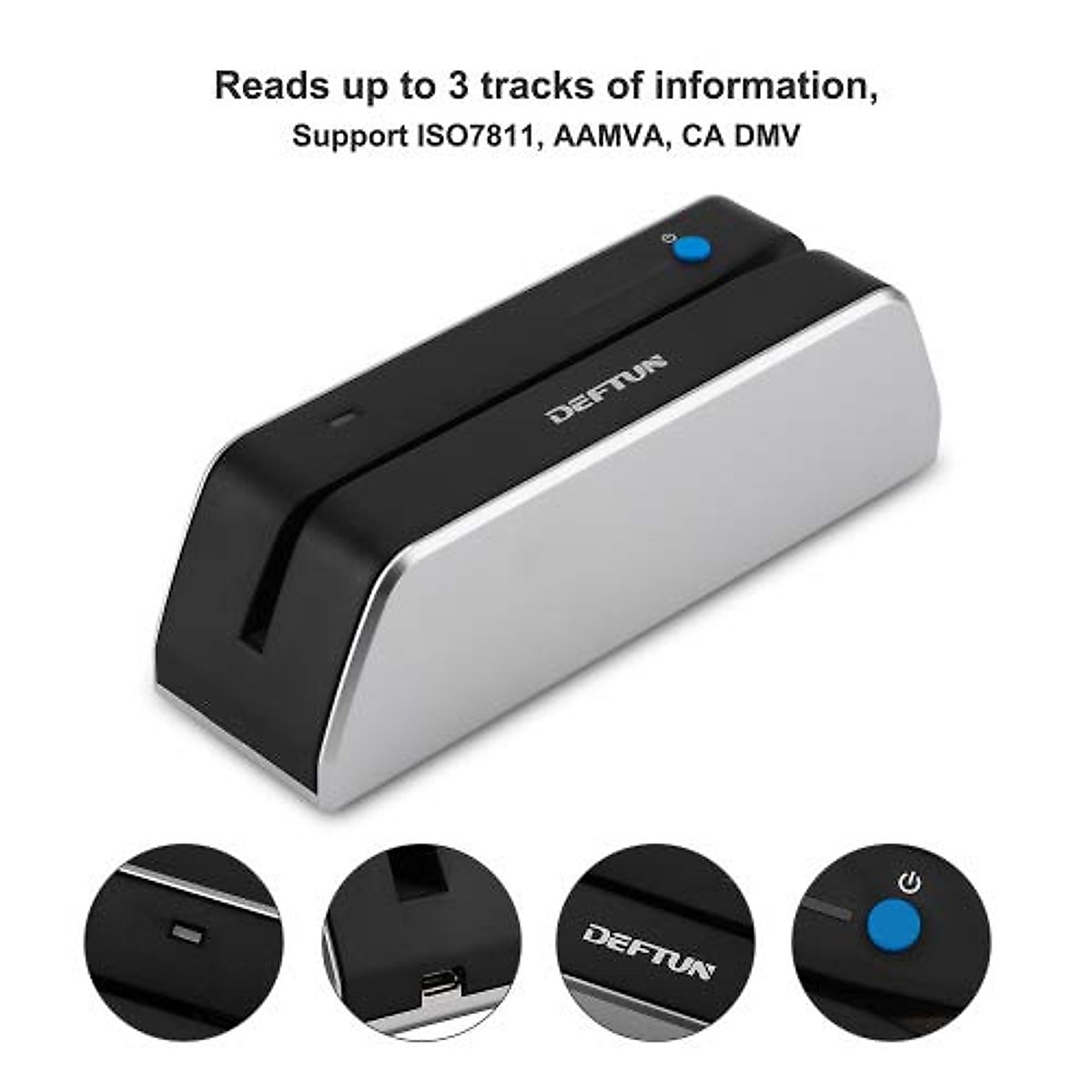 MSR X6(BT) Bluetooth Magnetic Credit Card Reader Writer Encoder Stripe MSRX6BT MSR206