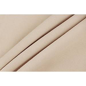 SAFRISIOR Oversized Hoodies for Women and Men Couples Fleece Basic Solid Hooded Sweatshirt Pullover Jackets Beige