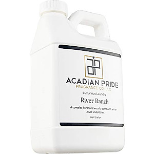 ACADIAN PRIDE FRAGRANCE CO Luxurious Wash Laundry Detergent (River Ranch) 1/2 Gallon/64 oz
