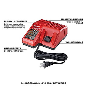 M18 18-Volt Lithium-Ion XC Starter Kit with Two 5.0Ah Batteries and Charger