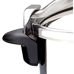 MAGEFESA ® Star B fast pressure cooker, 10.6 Quart, with rounded bottom, made in 18/10 stainless steel, suitable for all types of stovetops, included indution, 3 heavy security systems, 8 psi