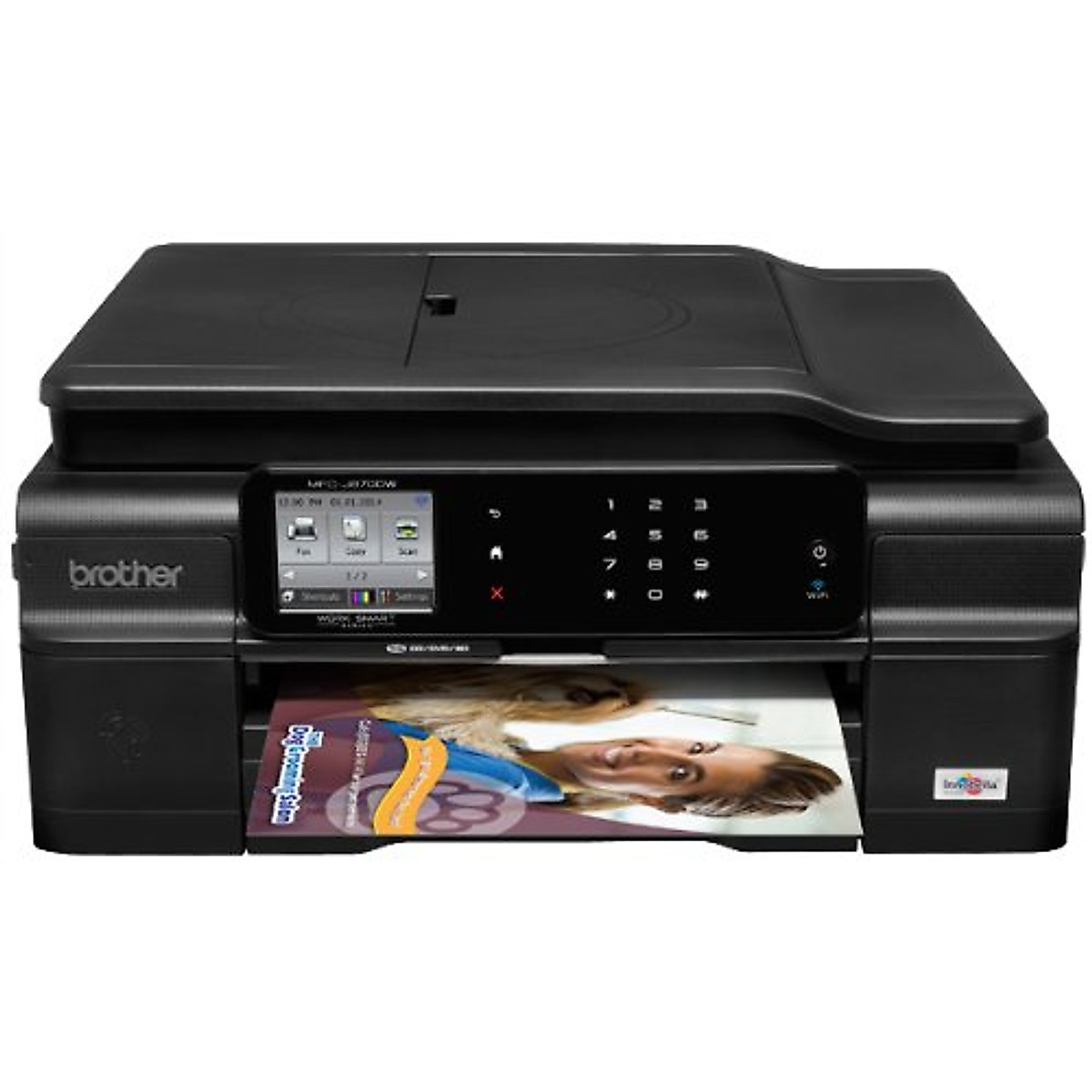 Brother MFC-J870DW Wireless Color Inkjet Printer with Scanner, Copier and Fax (Discontinued by Manufacturer)