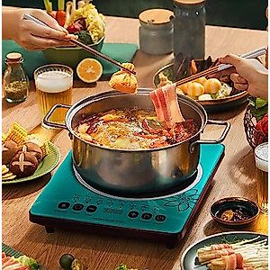 TYEMUI Induction Cooktop Hot Plates for Cooking Electric Single Burner Stove Portable Induction Cooktop with Fast Heating Mode