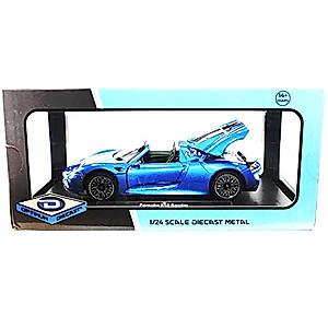 1:24 2010 Porsche 918 Spyder - Blue - Optimum Diecast - Motor City Classics
