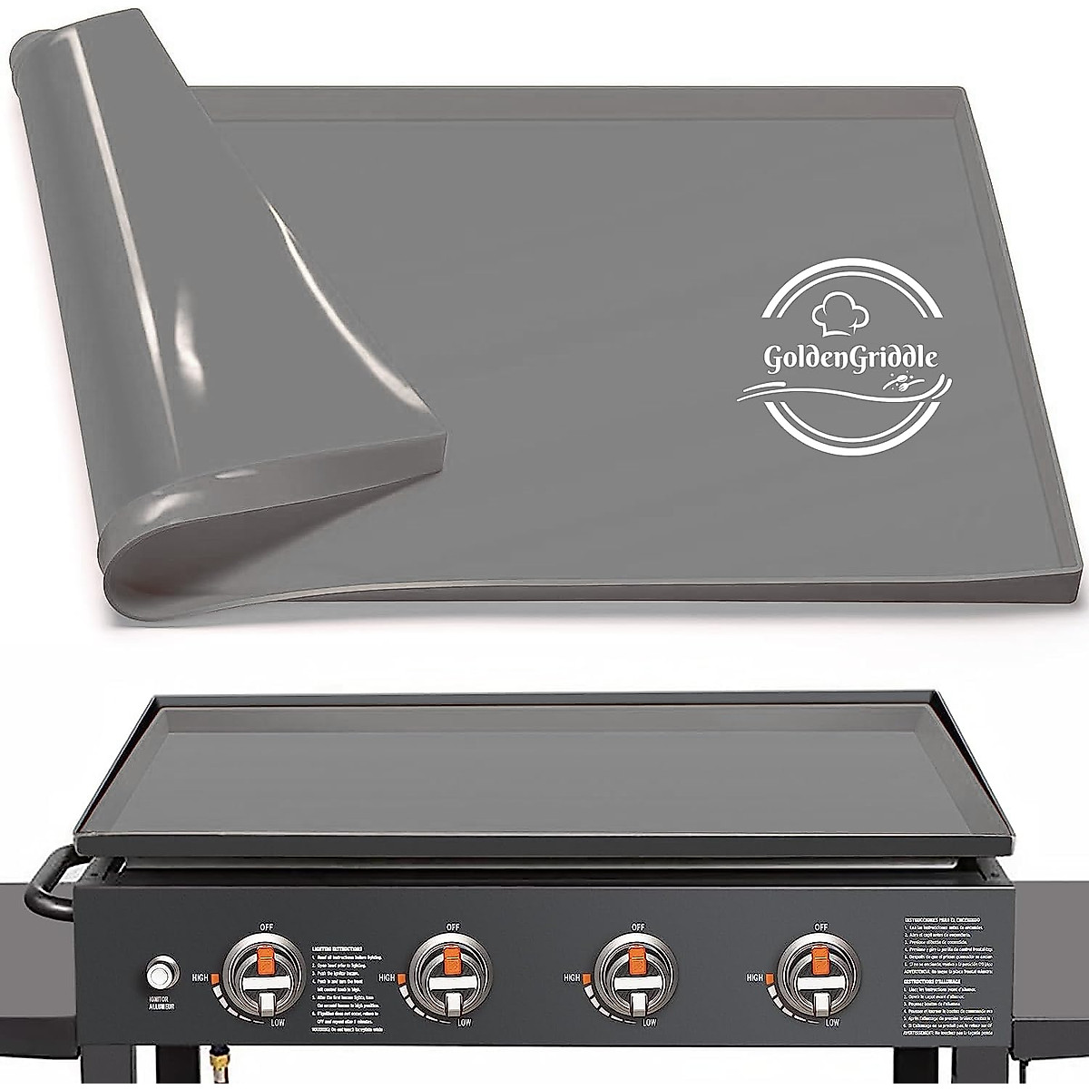 Blackstone Griddle Mat, Griddle cover, blackstone griddle cover 36 inch, 28 inch blackstone griddle cover, griddle protection from dust, insects and waterproof, Griddle accessories. (36 inches)