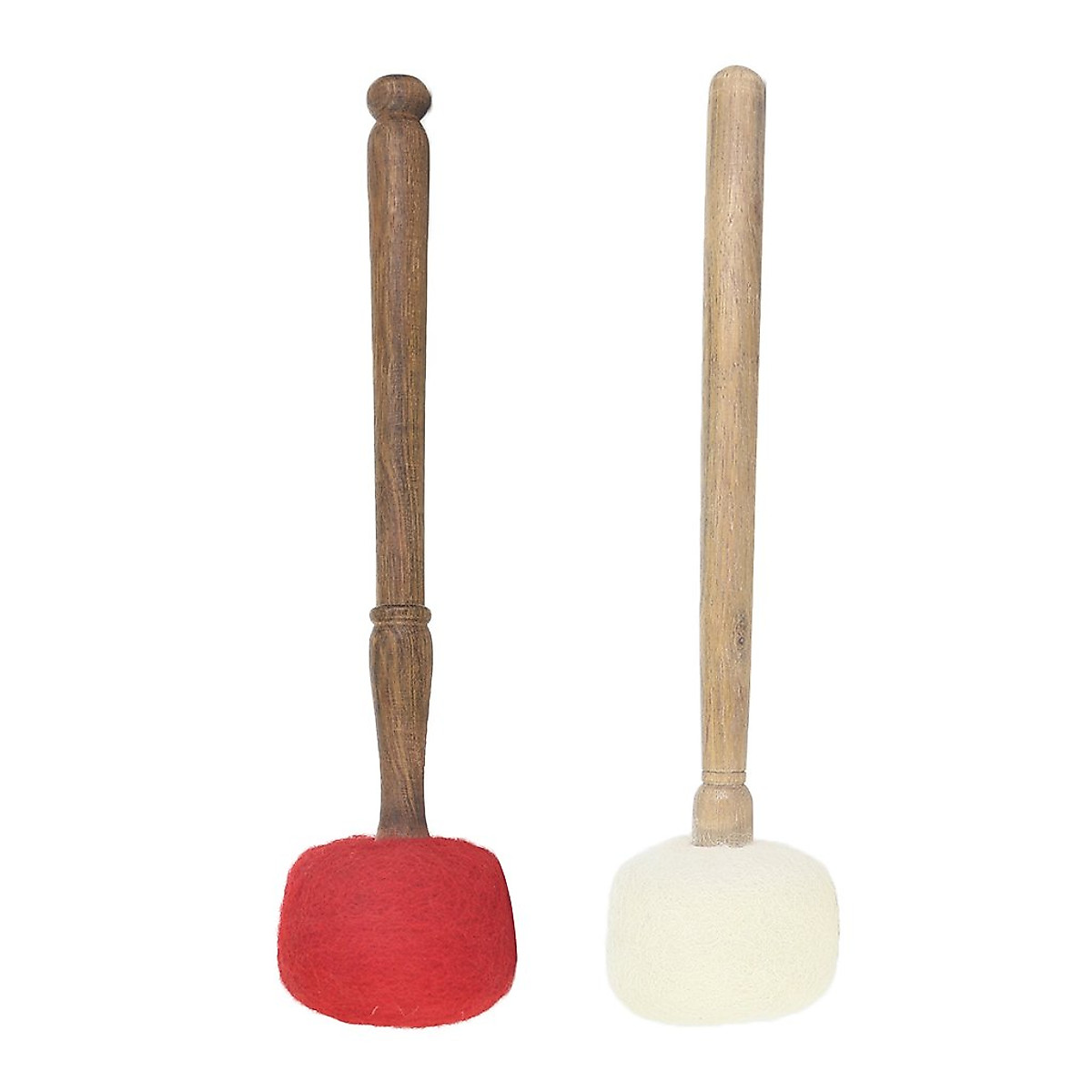 gazechimp Tibetan Mallet Wool Felt Percussion Parts, Red
