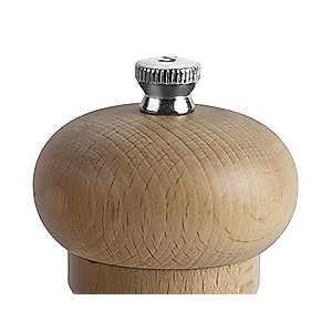Cole & Mason HA0825P Beech Capstan A8 Salt Mill, Precision+ Wooden, Beech Wood, 200 mm, Single, Includes 1 x Salt Grinder