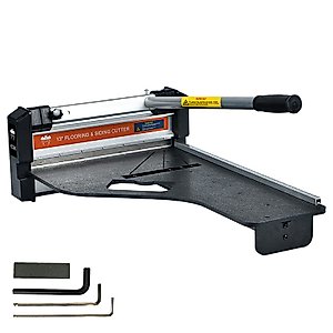 KS EAGLE 13'' Pro Laminate Floor Cutter for LVP, WPC, LVT, SPC, VCT, PVC and Rigid Core Vinyl Plank Included Honing Stone