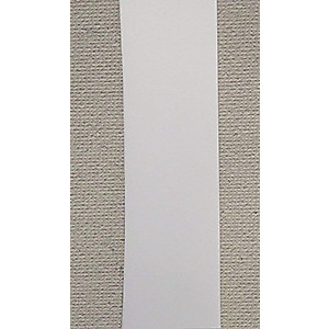 White 2" Wide 20' Length Chair Vinyl Strap Strapping for Patio Lawn Garden Outdoor Furniture Matte Finish Color …