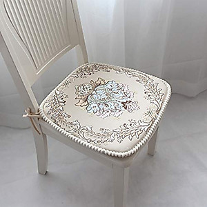 BERTERI Dining Chair Pad Floral Chair Cushion for Home Office Dining Room Decor Anti Slip Soft Chair Pad