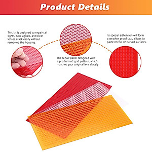 Car Lens Crack Repair Film, Kit Auto Lens Repair Car Lights Crack Repair Film Headlight Multi-Pack Taillight Repair Tools