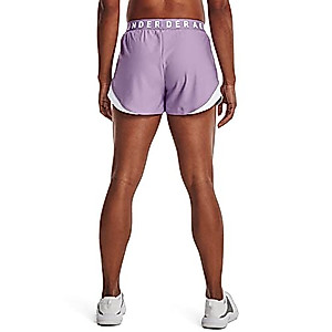 Under Armour Play Up Shorts 3.0 Shorts for Women – Moisture Transport System – Elastic Waistband – Loose-fit Octane/White/White XS (US 0-2) 3
