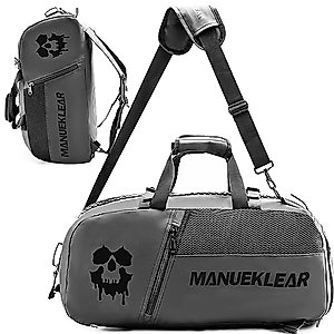 Gym Bag for Women and Men Duffle Bag for Men with Shoe Compartment, Women Sports Duffel Bags for Traveling with Wet Pocket, Gym Backpack for Men Workout Weekender