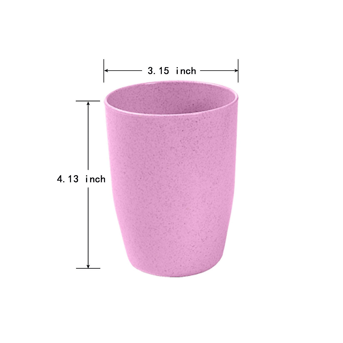 Lpdphanxfkx 4 Pcs Modern Toothbrush Cup Plastic Tumbler Cup Unbreakable Toothbrush Holder Mug Gargle Washing Cup for Home Bathroom Travel