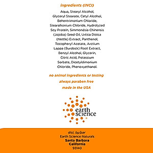 EARTH SCIENCE - Extra Gentle Fragrance Free Conditioner for Sensitive Hair and Scalp (1 gal.)