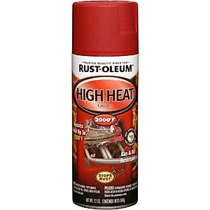 Rustoleum Automotive 248908 12 Oz Flat Red High Heat Automotive Spray Paint6