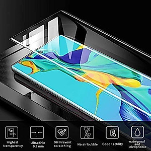 [2+2 Pack] Galaxy Note 10 Plus Screen Protector Include 2 Pack Tempered Glass Screen Protector +2 Pack Tempered Glass Camera Lens Protector,3D Curved,HD Clear for Samsung Galaxy Note 10 Plus