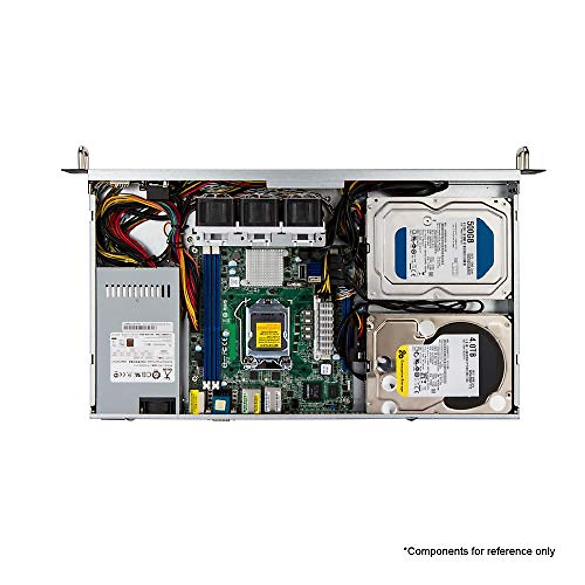 IN-WIN IW-RF100S-S265 1U Short Depth Mini-ITX Rackmount Server Chassis , 265W