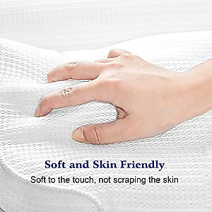 OMYSTYLE Bath Pillow for Tub, Bathtub Pillows with Soft 5D Air Mesh & 5 Large Suction Cups, Quick Dry Spa Bath Pillow for Neck, Head, Shoulder and Back Support - Soft, Non-Slip, Extra Thick