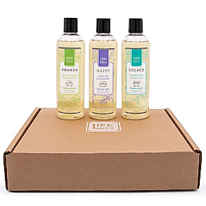 Life is Bliss | 3 Fresh & Soothing Scents | Variety Pack | Liquid Bubble Bath 16 fl oz
