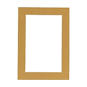 9x11 Mat Bevel Cut for 7x9 Photos - Acid Free Rattan Beige Precut Matboard - For Pictures, Photos, Framing - 4-ply Thickness