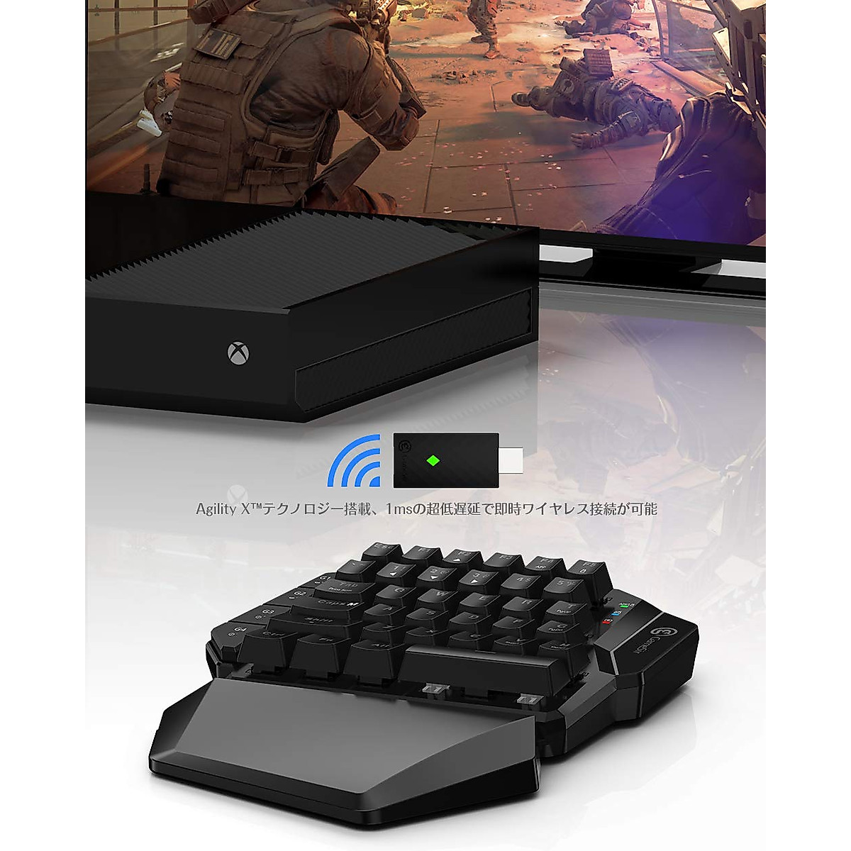 GameSir VX Aimswitch Keyboard and Mouse Adapter for PS4/ Xbox One/Nintendo Switch/ PS3 Wireless Converter Game Console