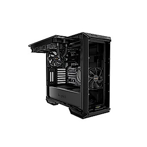 be quiet! Dark Base 700 | ATX Midi Tower PC Case| 2 Pre-Installed Pure Wings 2 Fans | RGB LEDs | Tempered Glass Window | Black | BGW23