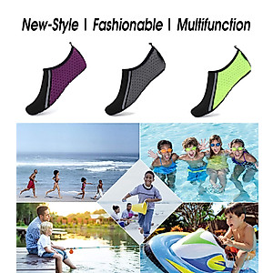Mens Womens Quick Dry Water Shoes Barefoot Aqua Socks Beach Swim Diving Surf Kayaking Yoga Trip Outdoor Exercise