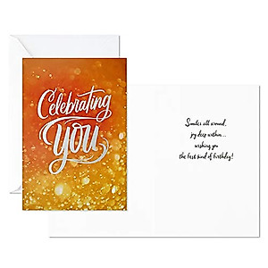 Hallmark Religious Birthday Cards Assortment (Birthday Blessings, 12 Cards and Envelopes)