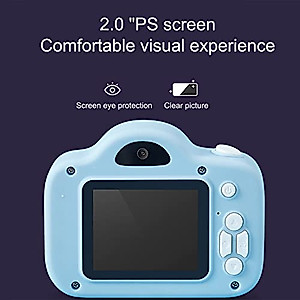 Lanhui Digital Camera Toy for Kids - Children's Portable Rechargeable Built-in Games Photo Video Digital Camera with 32G Memory Card Gift for Boys Girls