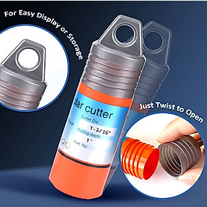 RupXinSplend Annular Cutter High-Speed Steel - 1-3/16"Diameter x 1"Cutting Depth with 3/4" Weldon Shank HSS Annular Cutter Mag Drill Bits for Mag Drill Press by RupXinSplend