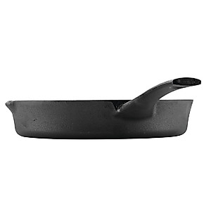 Rachael Ray Pre-seasoned Cast Iron Skillet, 10 Inch, Black
