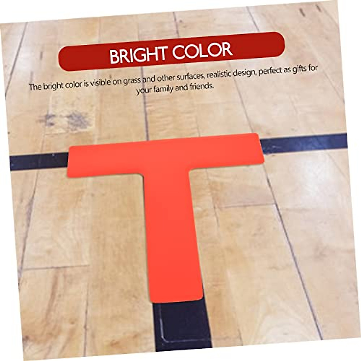 Kisangel 2pcs Stadium Landmark Sticker Labels Non Skid Rug Outdoor Sign Sports Supplies Tennis Basketball Court Stencil Kit for Concrete Marker Tray for Outdoor Sit Marker Tennis Court Line